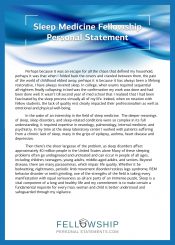 Find the Best Fellowship Personal Statement Sample Here