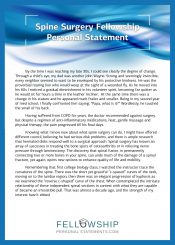 Find the Best Fellowship Personal Statement Sample Here