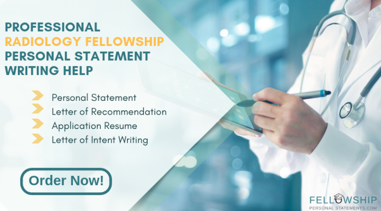 Radiology Personal Statement: Let Admission Experts Help